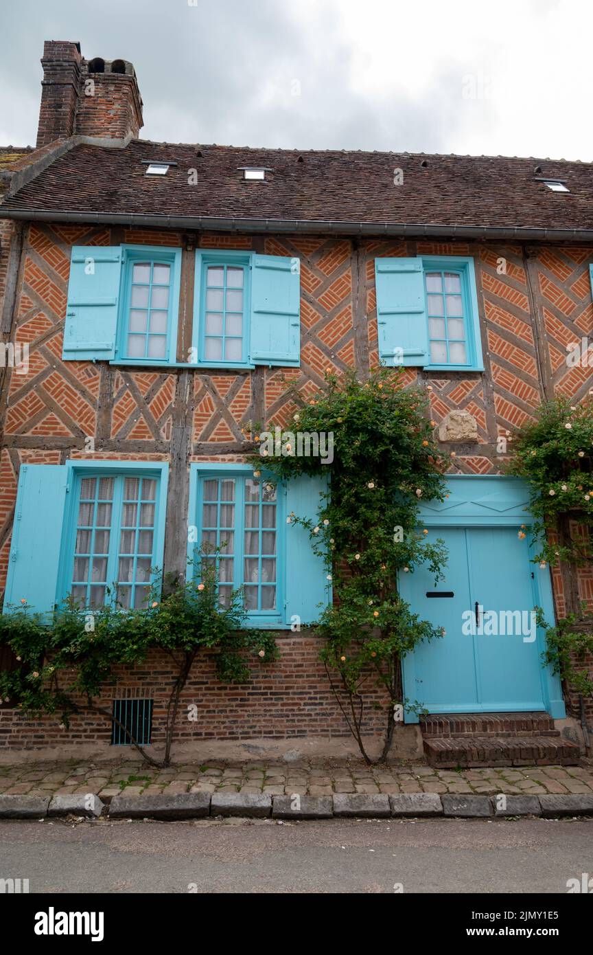 Tourist destination, one of most beautiful french villages, Gerberoy ...