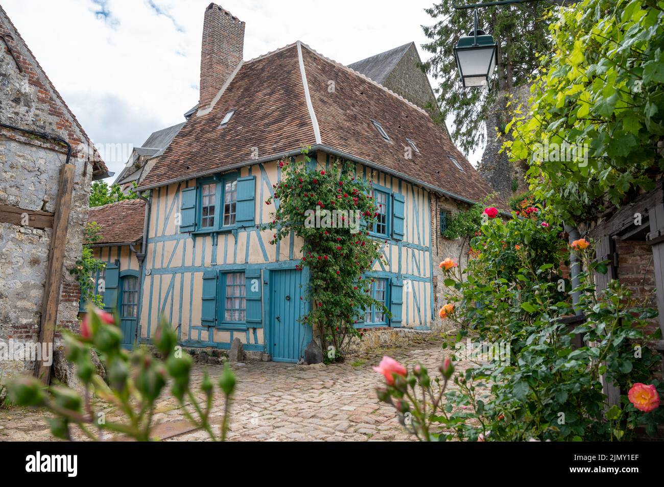 Tourist destination, one of most beautiful french villages, Gerberoy ... Tourist destination, one of most beautiful french villages, Gerberoy ...