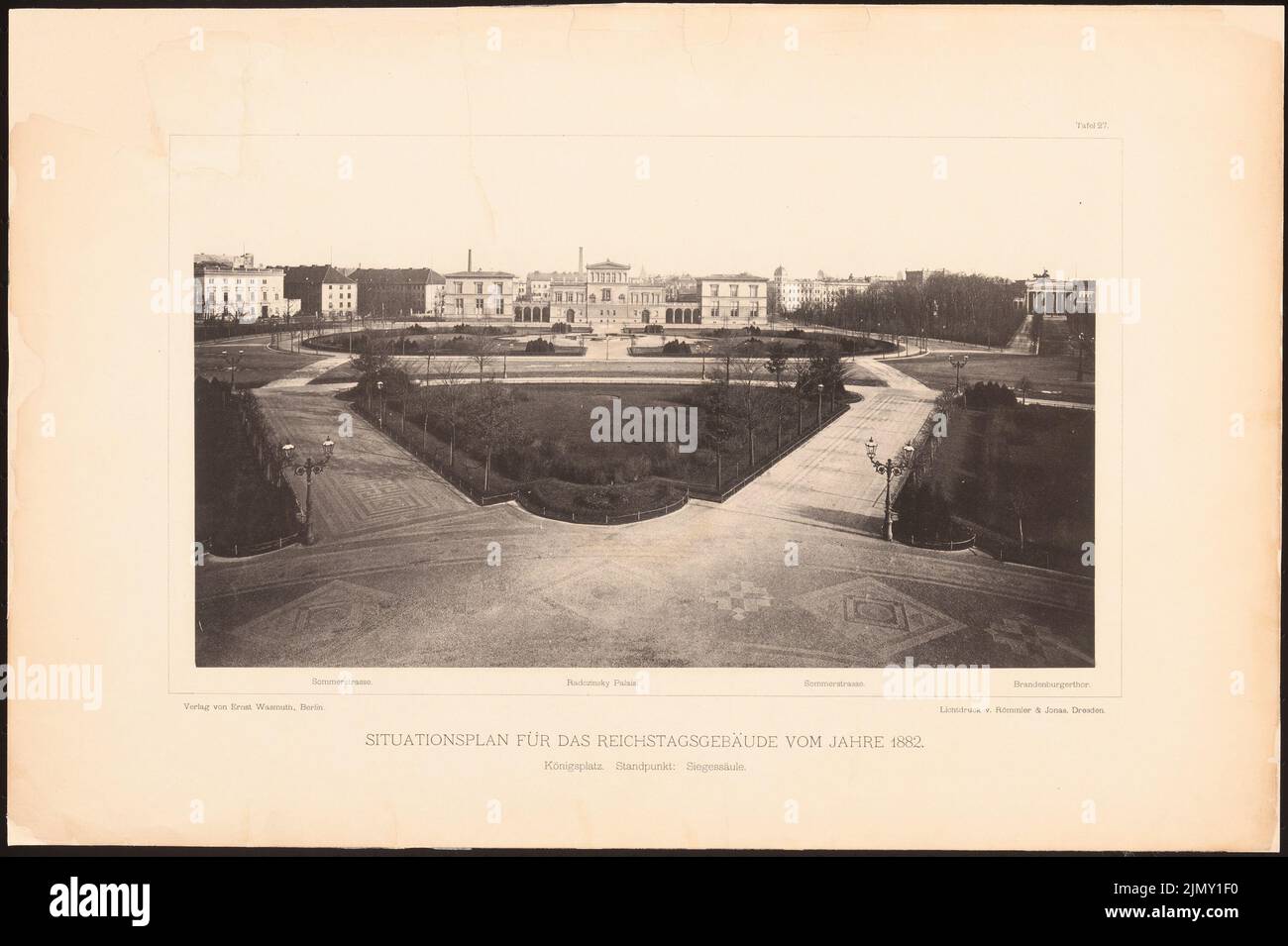 Situationsplan 1882 hi-res stock photography and images - Alamy