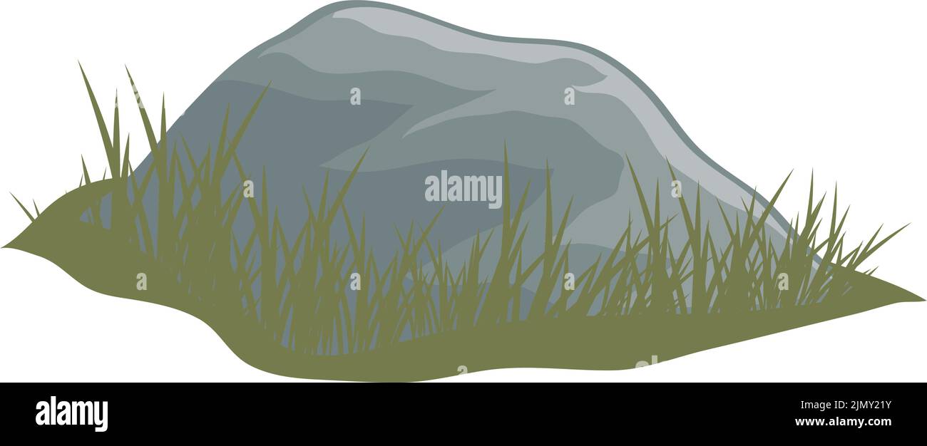 gray stone garden nature icon Stock Vector Image & Art - Alamy