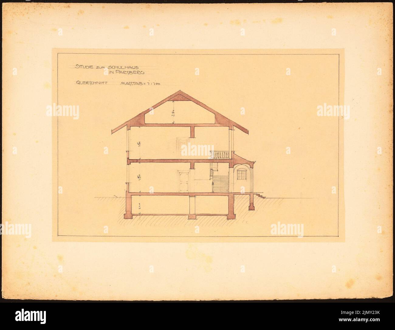 School building cross section hi-res stock photography and images - Alamy