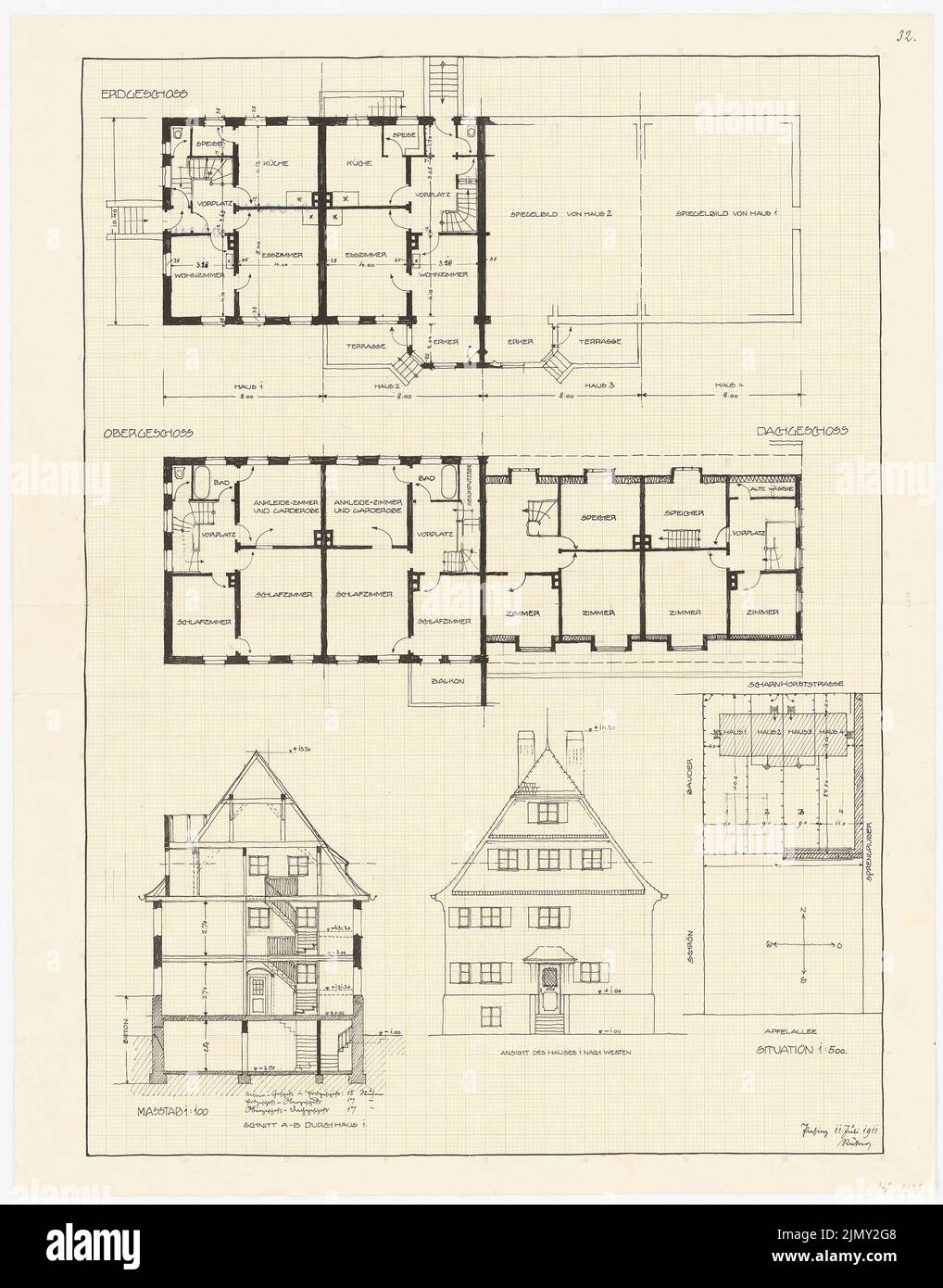 Design in plan elevation Cut Out Stock Images & Pictures - Alamy