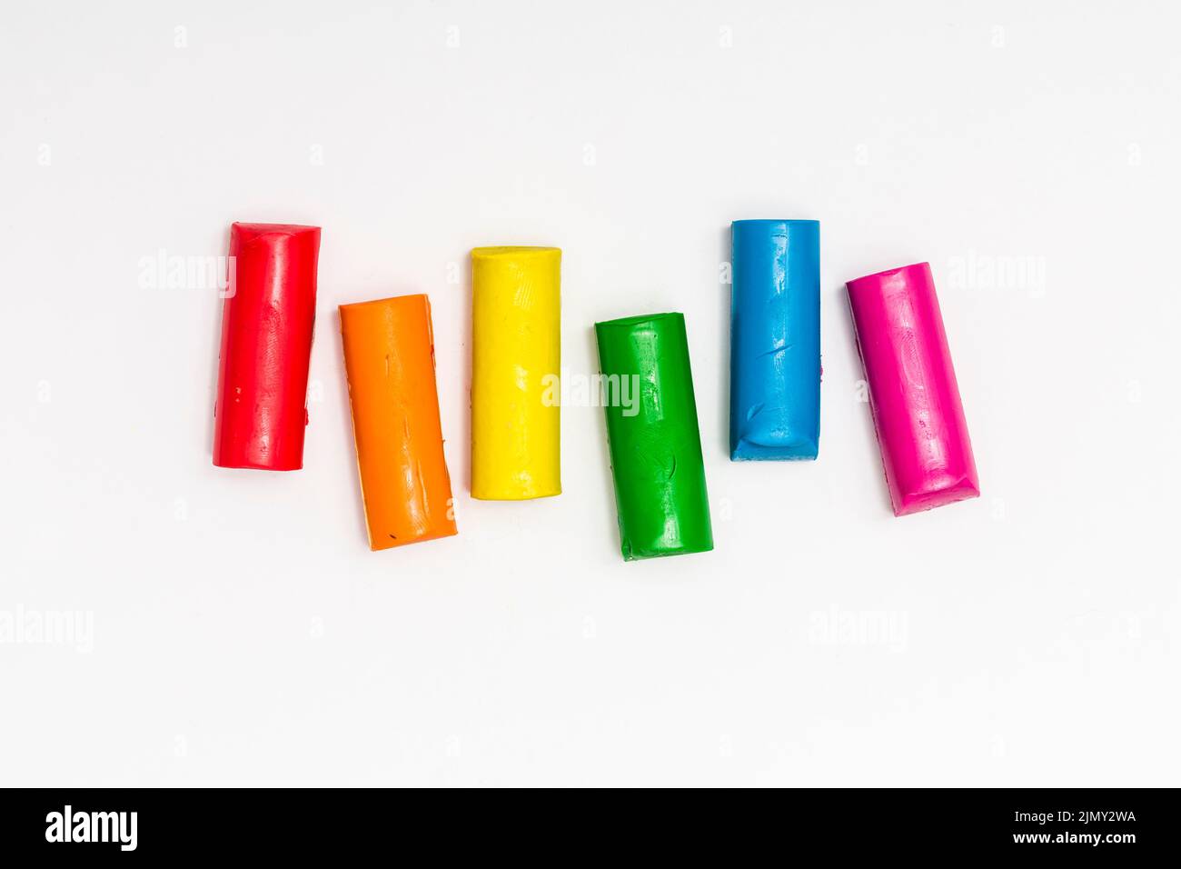 Plasticine sticks different colors Stock Photo - Alamy