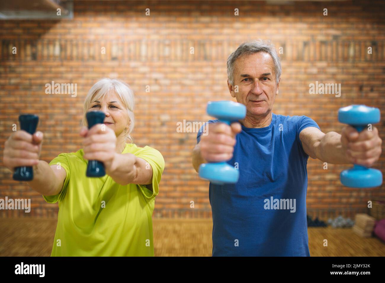 Older people exercise hi-res stock photography and images - Alamy