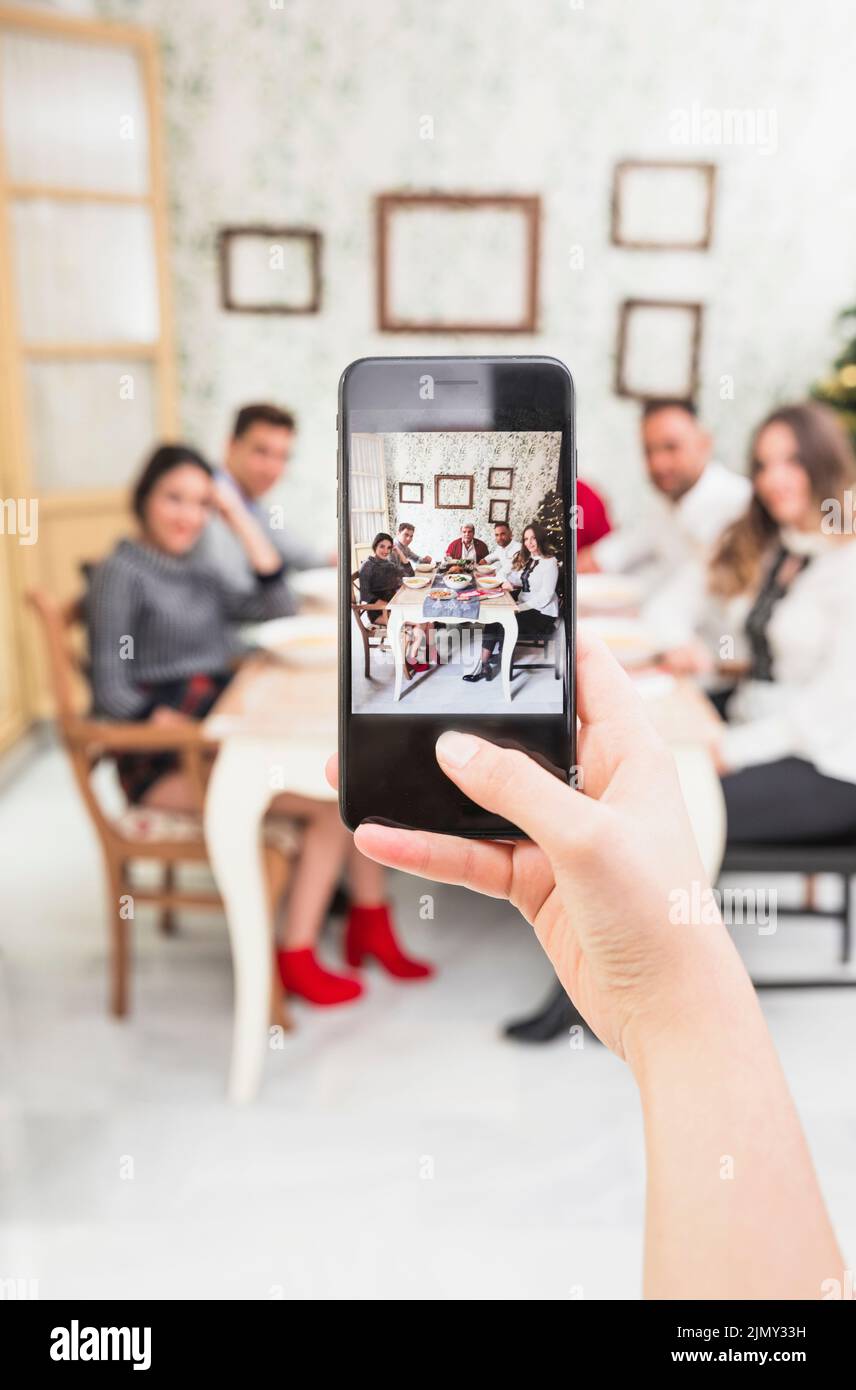 Multi generation family taking selfie hi-res stock photography and ...