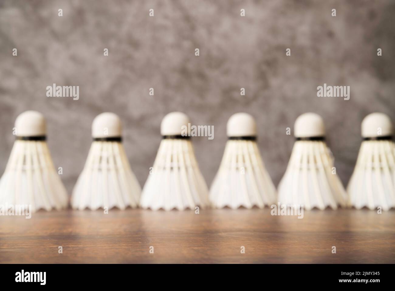 Modern sport composition with badminton elements Stock Photo - Alamy
