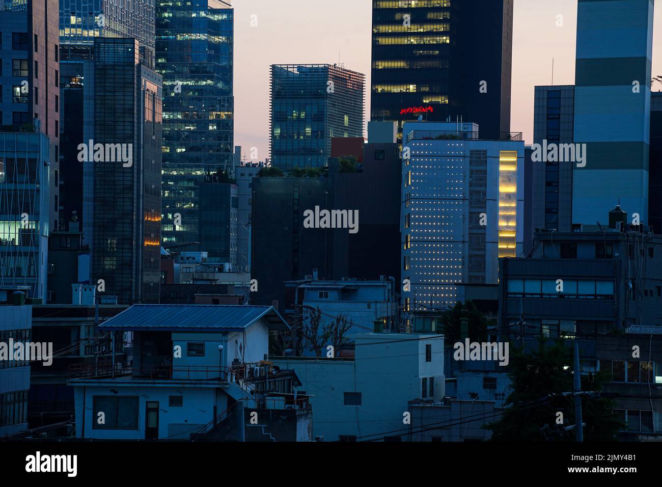 Night View of Jongno 3-ga, Seoul, Korea Stock Photo - Alamy