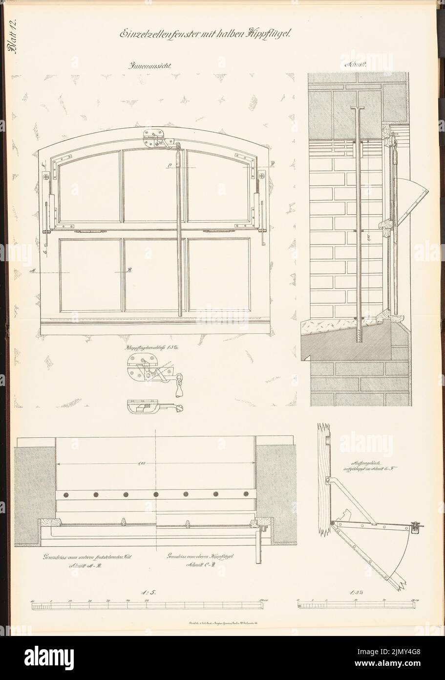 Ministry of Public Work, single cell window with half a kip poultry ...