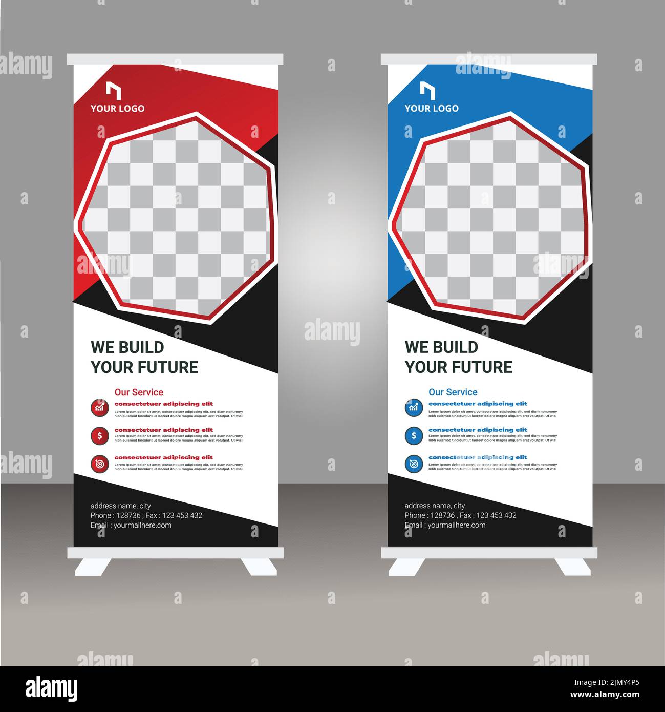 Roll up banner design template, modern x-banner, rull up design, Golf ...