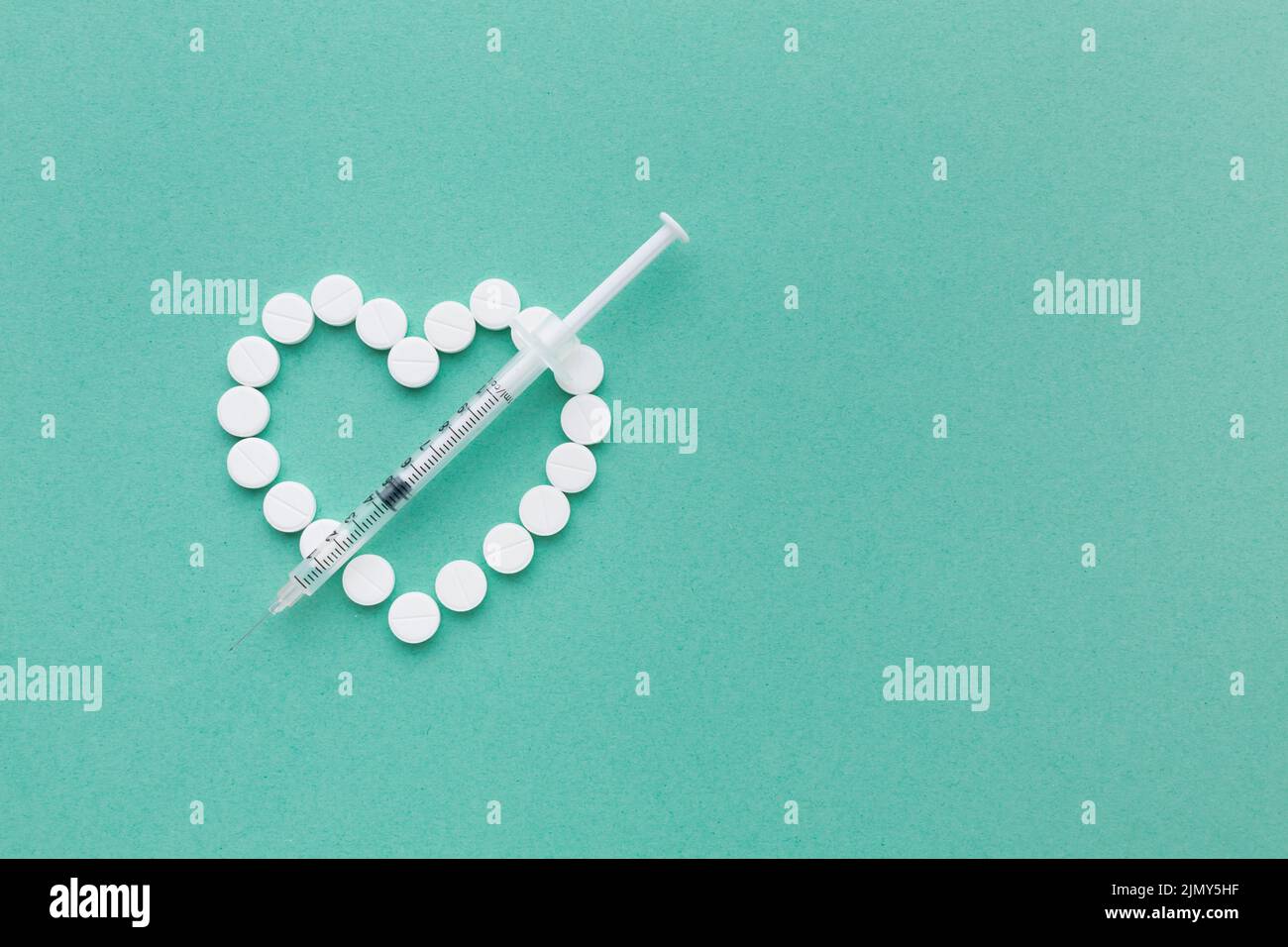 Medical white drugs syringe Stock Photo - Alamy