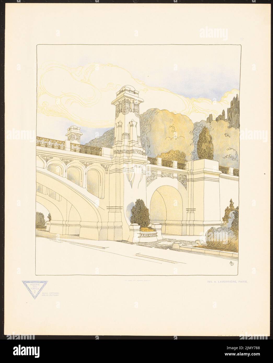 Laverrière alphonse, monumental bridge. (From: Modern construction ...