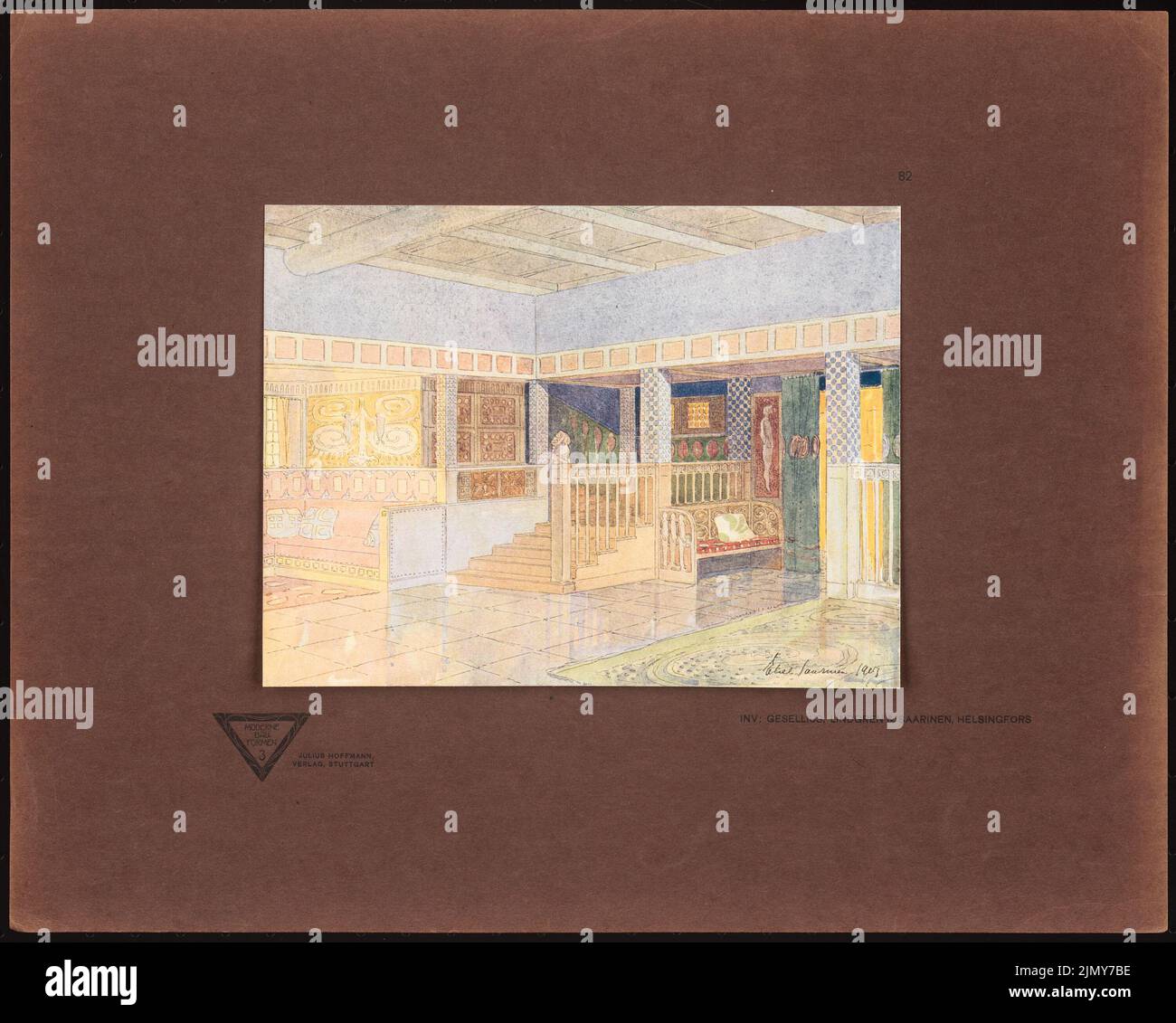 Socius, Lindgren & Saarinen, interior. (From: modern design. Facades ...