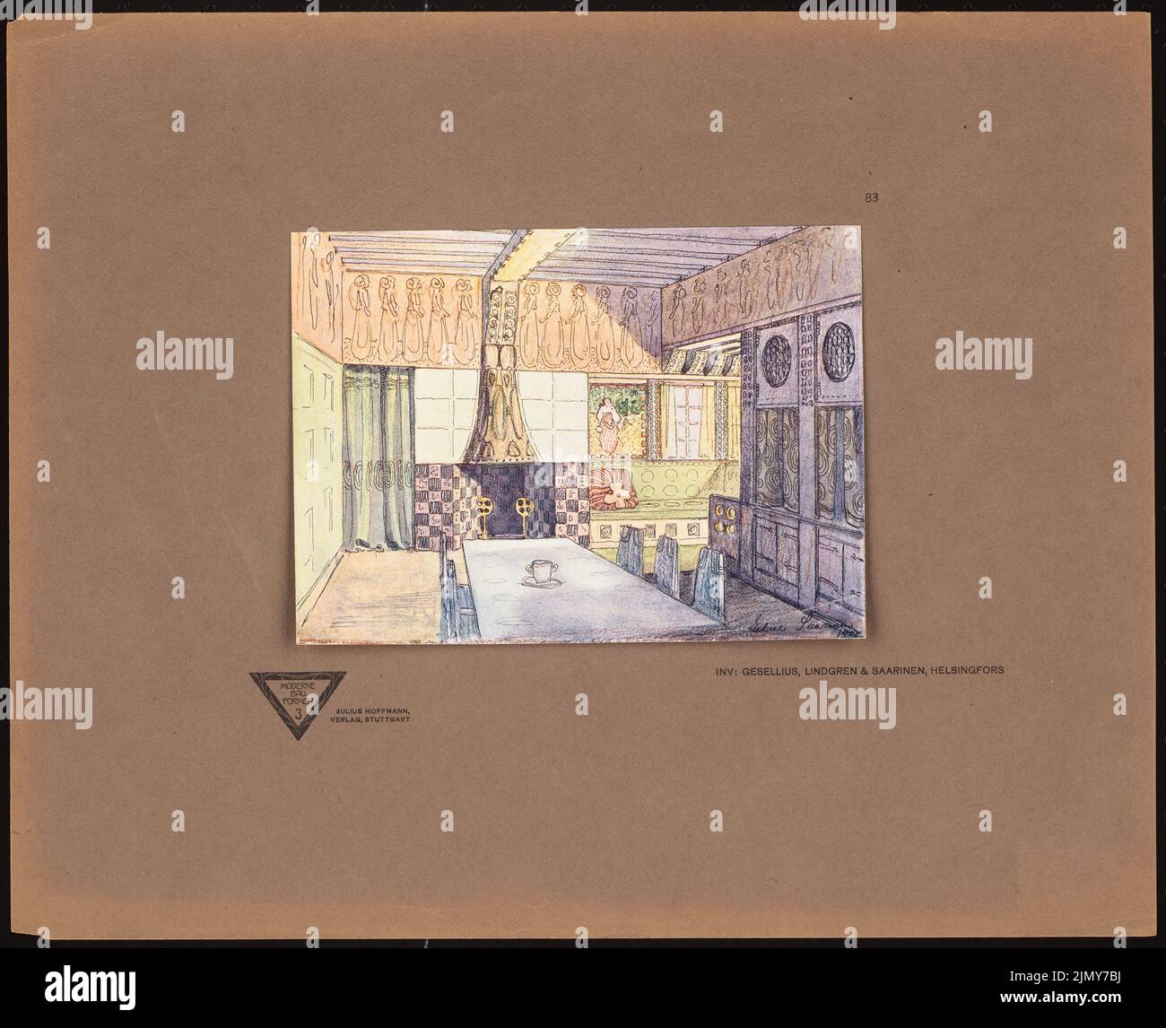 Socius, Lindgren & Saarinen, interior. (From: modern design. Facades ...