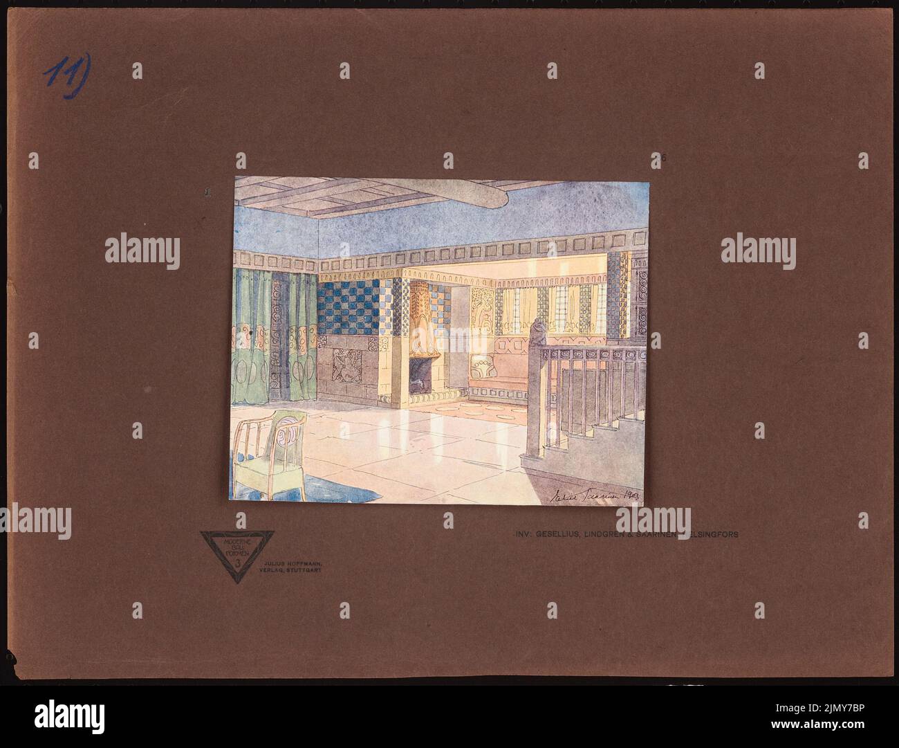 Socius, Lindgren & Saarinen, interior. (From: modern design. Facades ...