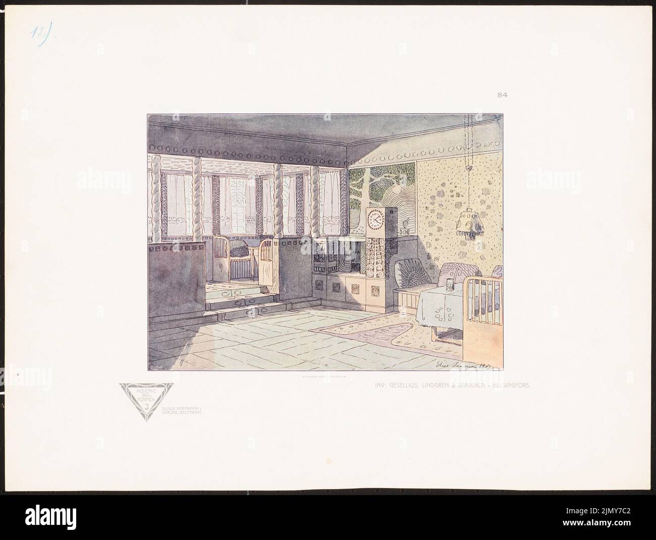 Socius, Lindgren & Saarinen, interior. (From: modern design. Facades ...