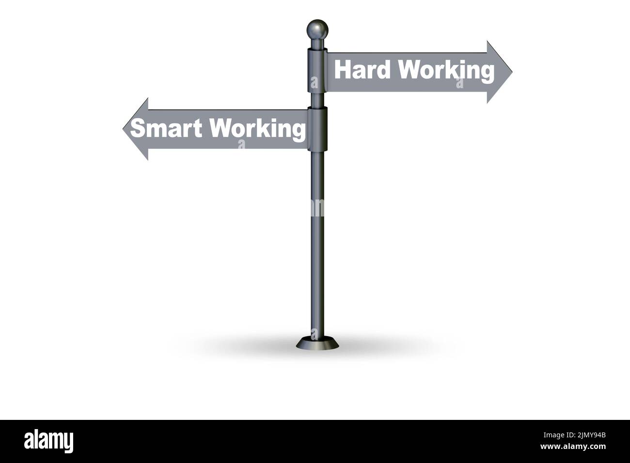 Crossroads decision Cut Out Stock Images & Pictures - Alamy