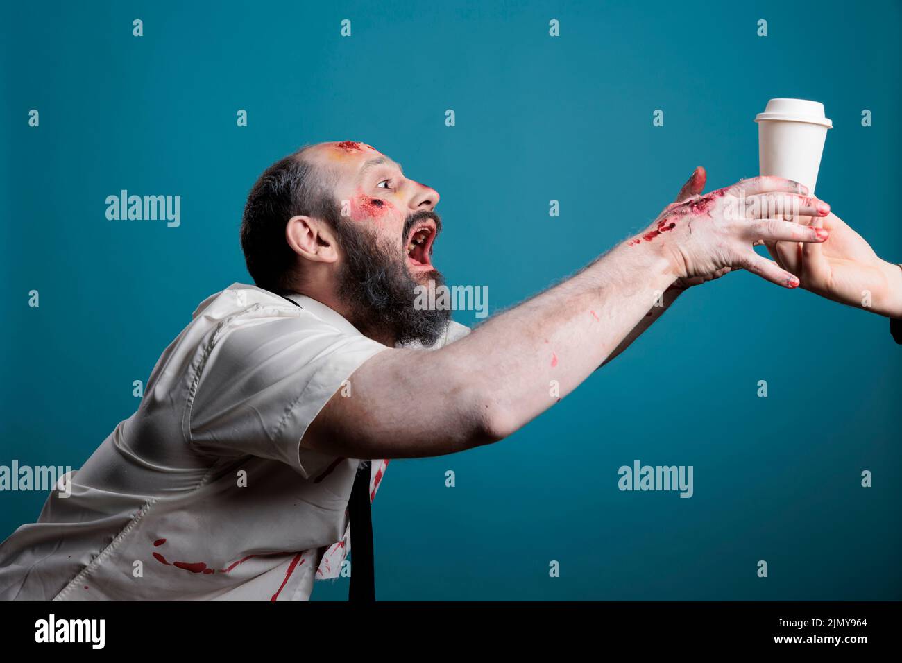 Coffee zombie hi-res stock photography and images - Alamy