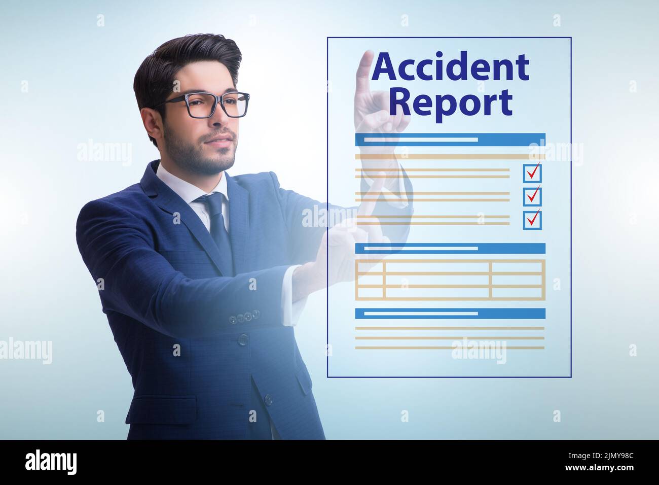 Examining checklist businessman checklist hi-res stock photography and ...