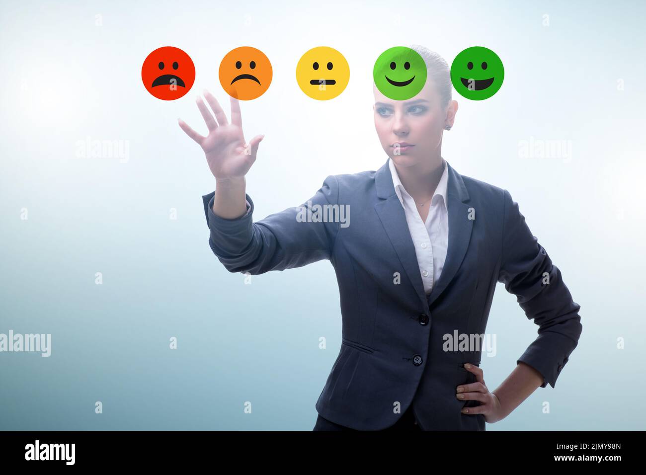 Customer feedback scale hi-res stock photography and images - Alamy