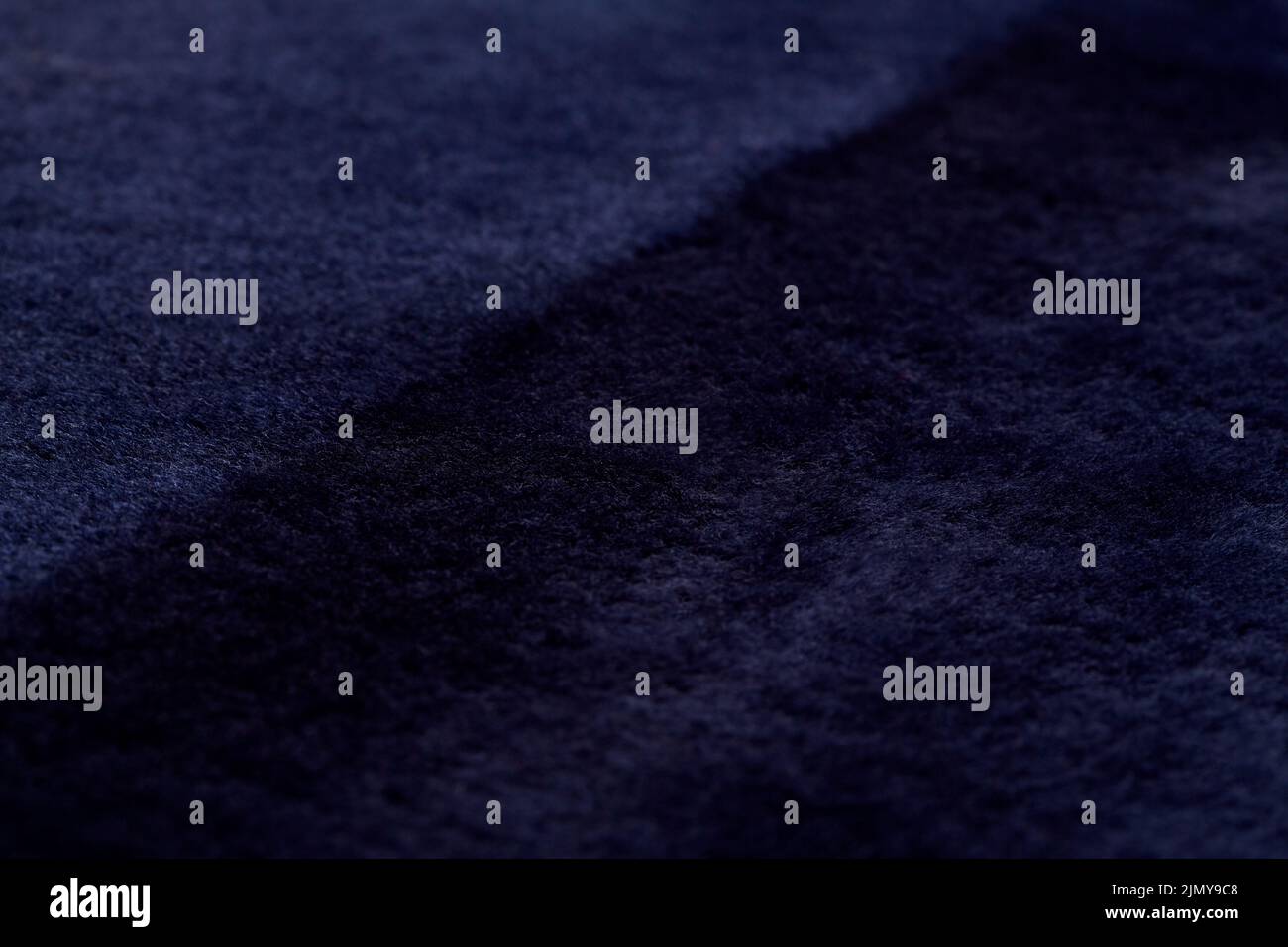 deep blue soft fur wrinkled Stock Photo - Alamy