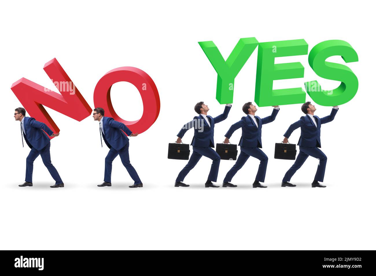 Idea success yes man Cut Out Stock Images & Pictures - Alamy