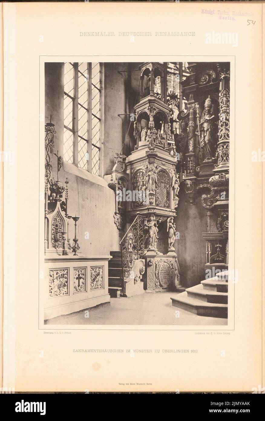 N.N., Münster Überlingen. (From: Denkmäler Deutscher Renaissance, ed. K ...