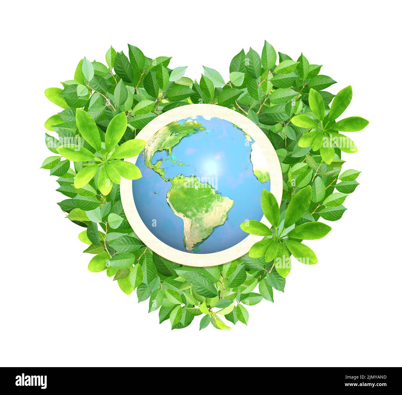 Green Earth Heart