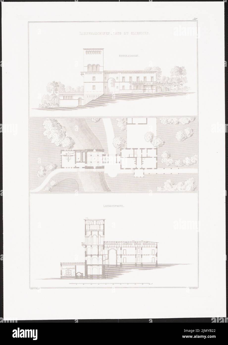 Persius Ludwig (1803-1845), steam engine house, glienicke. (From ...