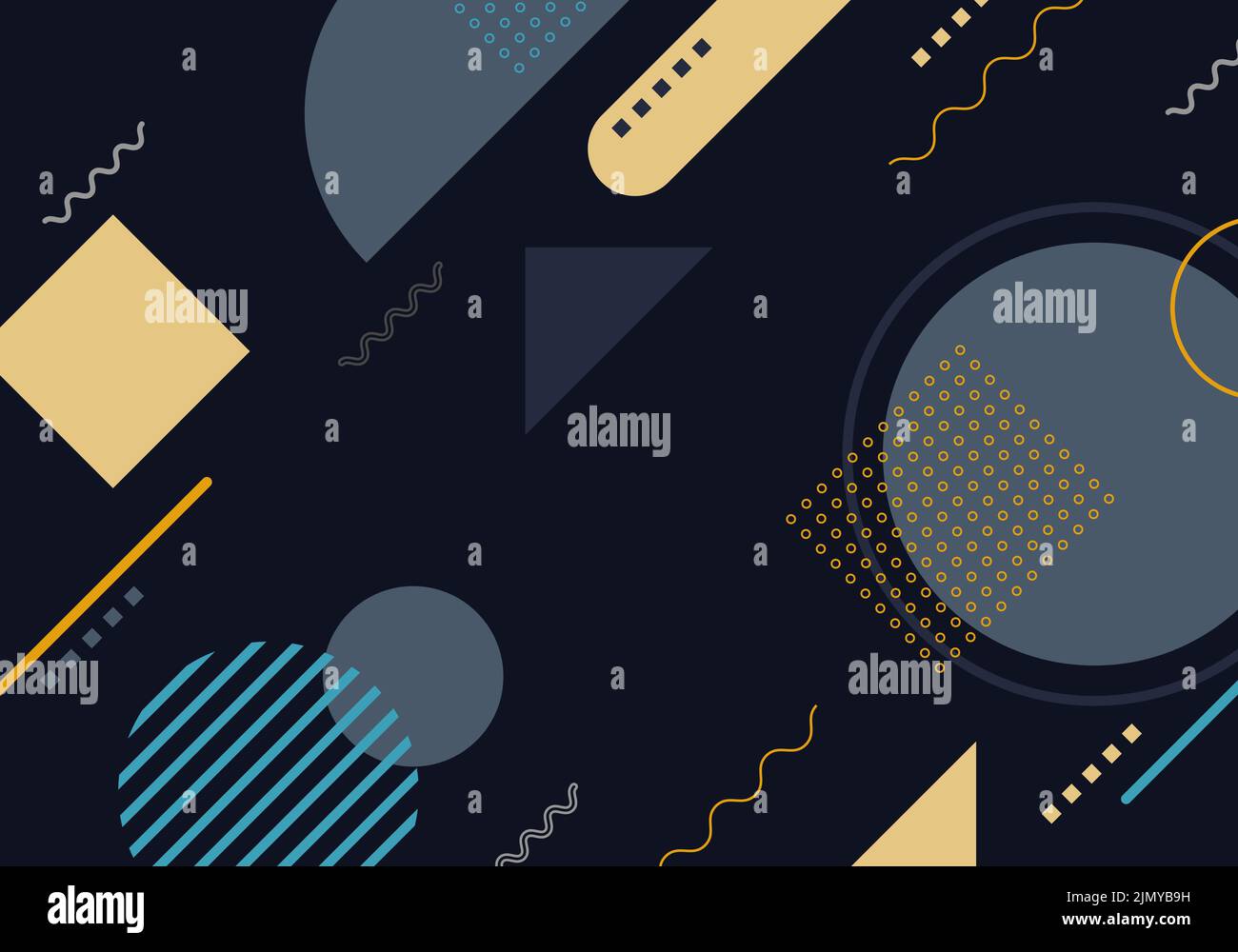 Abstract Geometric Design Of Minimal Artwork Decorative Template