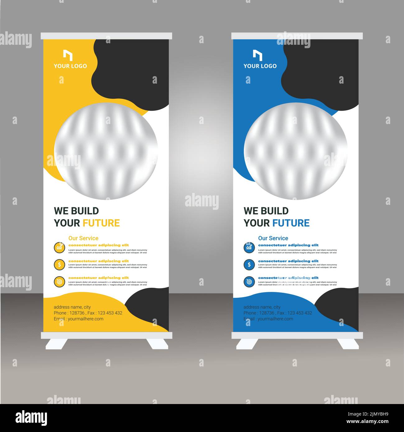 Roll up banner design template, modern x-banner, rull up design, Golf ...