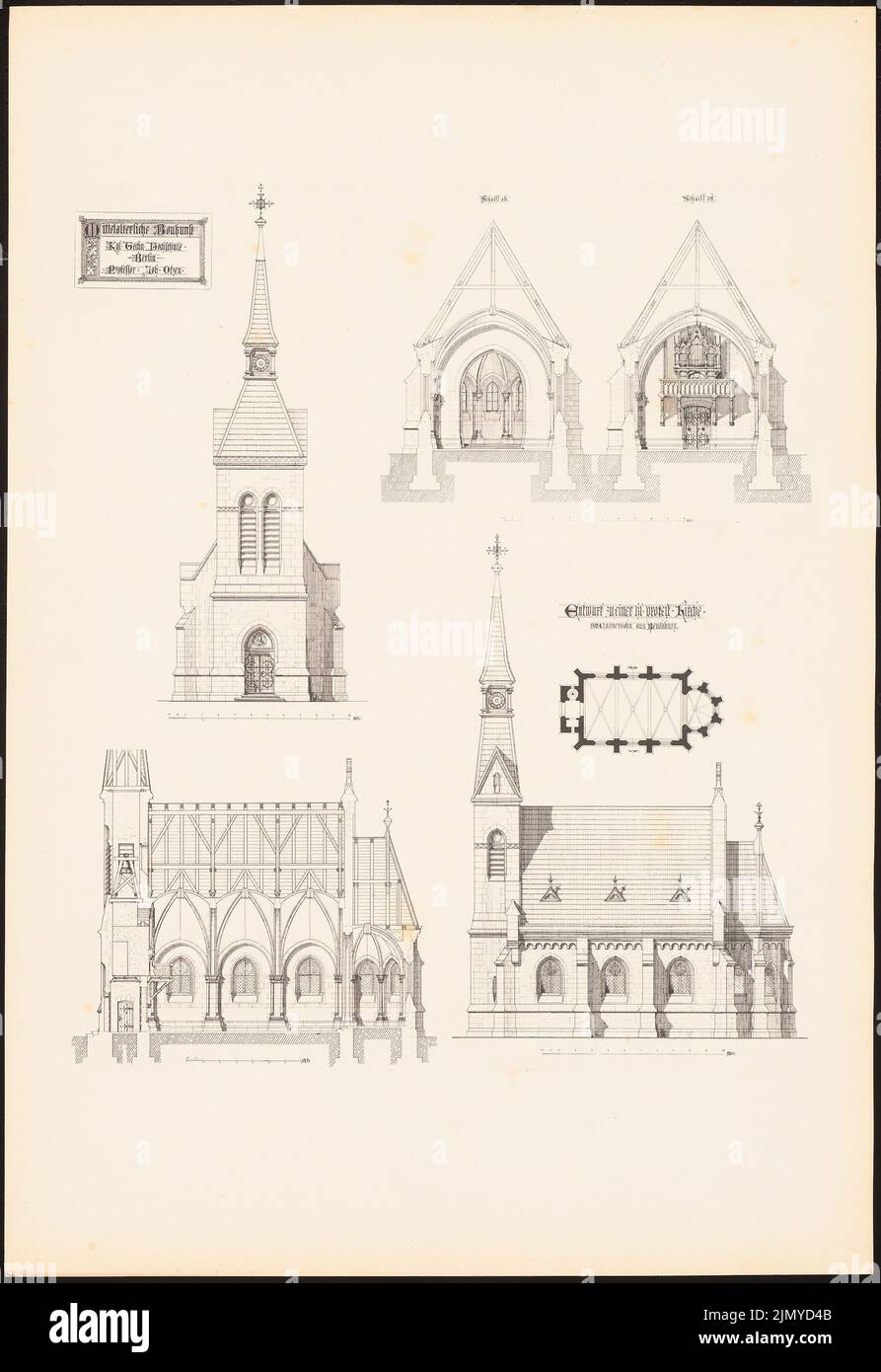 Caspersohn, small Protestant church. (From: Medieval architecture ...
