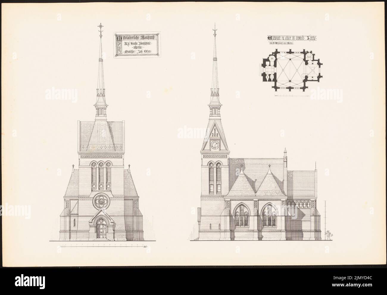 Elkisch R., Small Protestant Church. (From: Medieval architecture ...