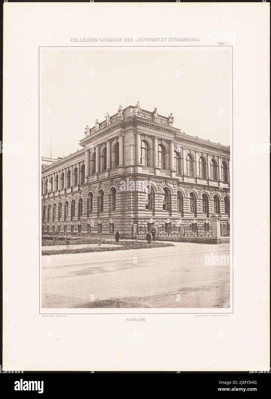 Warth Otto (1845-1918), college building of the Kaiser-Wilhelm ...