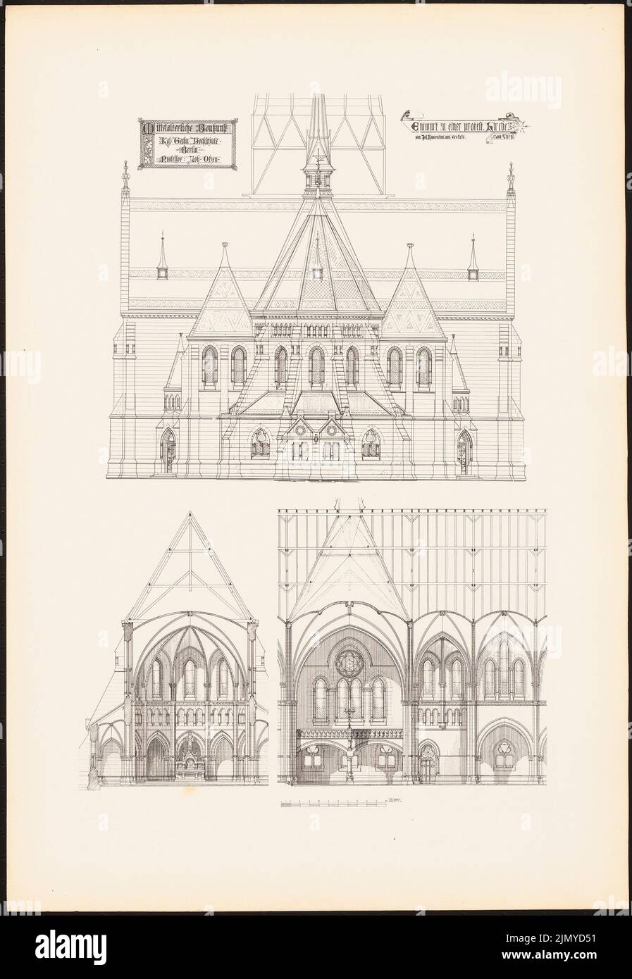 Laurentius Joh., Protestant church with 500 seats. (From: Medieval ...