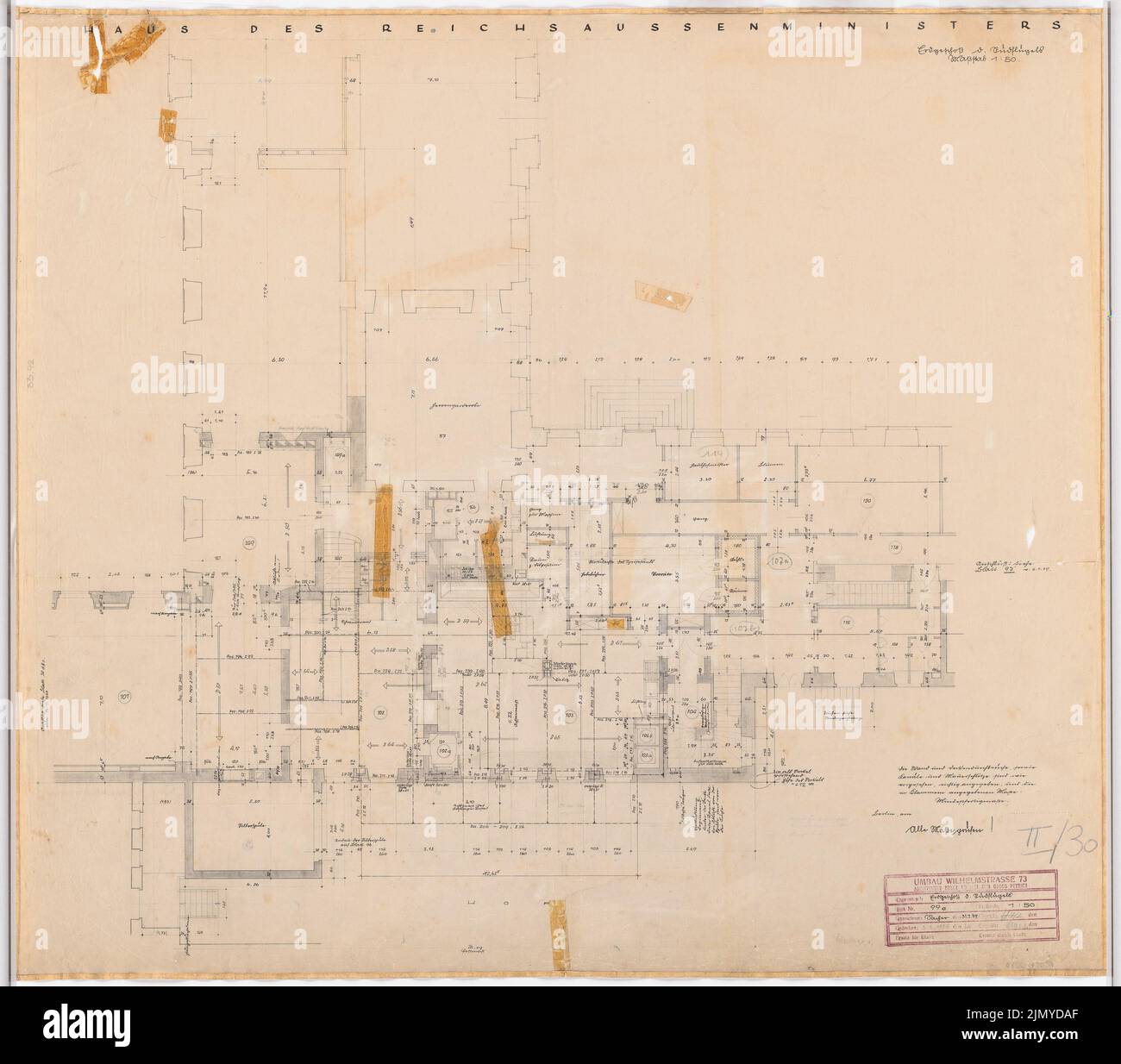 Böhmer Franz (1907-1943), official apartment of the Reich Foreign ...