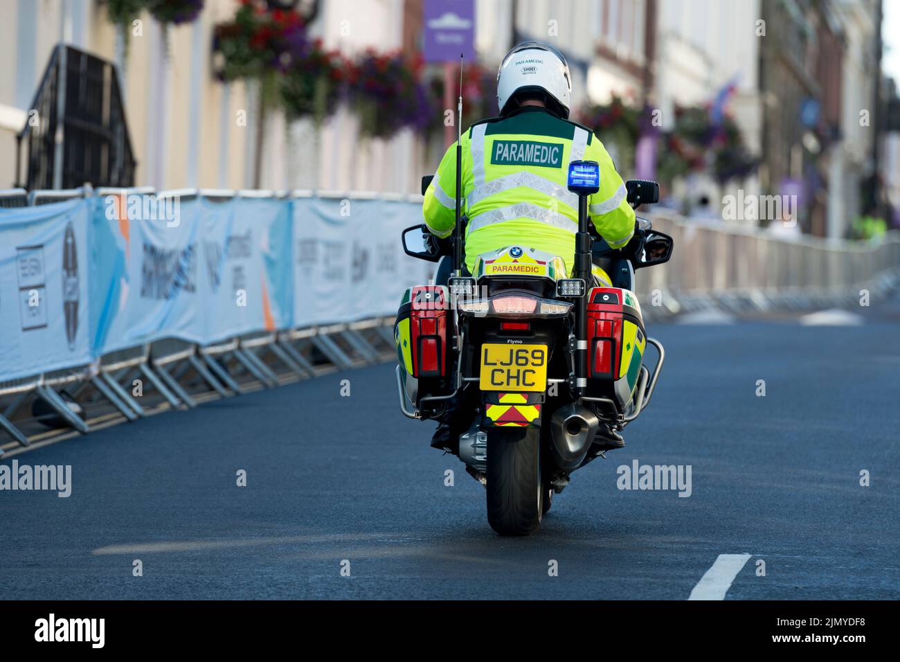 Paramedic BMW motorcycle for the 2022 Commonwealth Games cycling road ...