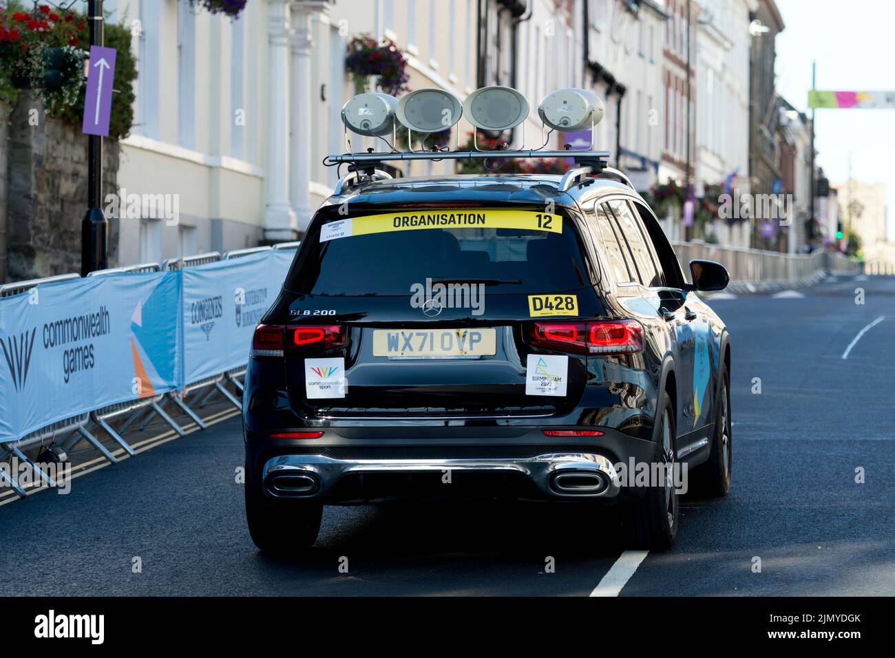 Mercedes support car for the 2022 Commonwealth Games cycling road race ...