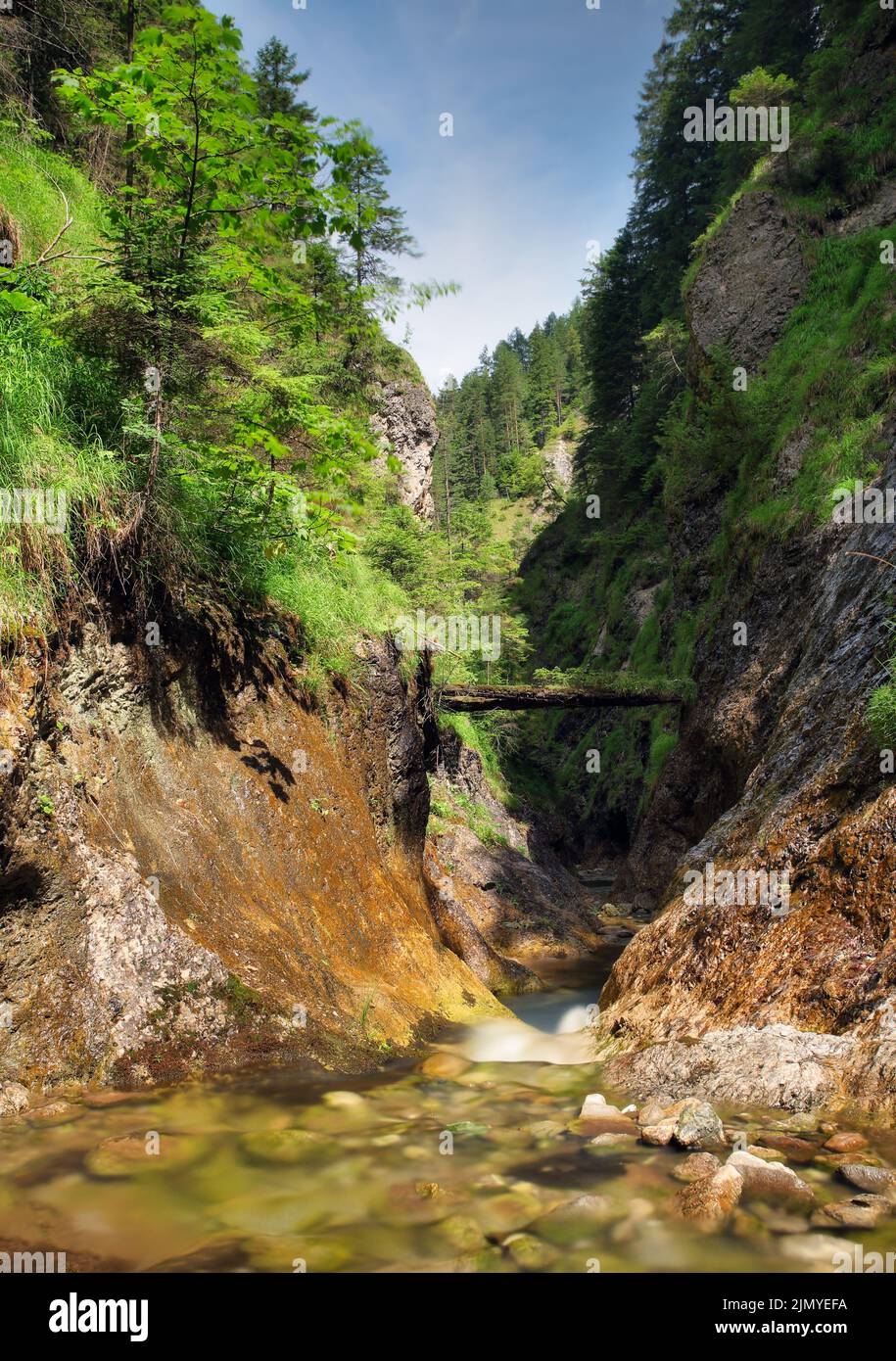 Mountain landscape in the Juranova dolina - valley in The Western ...