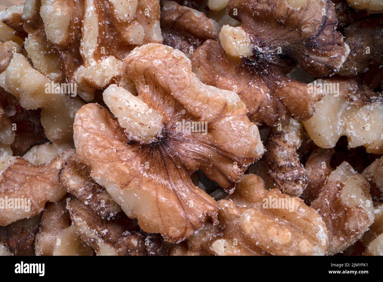 Nuts wallpaper pattern walnut hi-res stock photography and images - Alamy