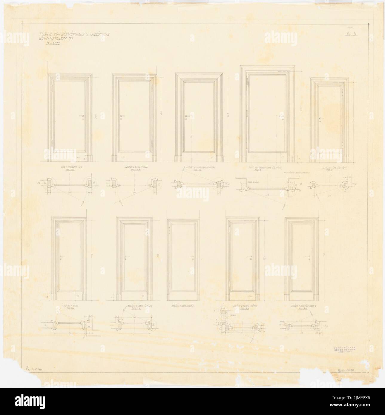 Böhmer Franz (1907-1943), official apartment of the Reich Foreign ...