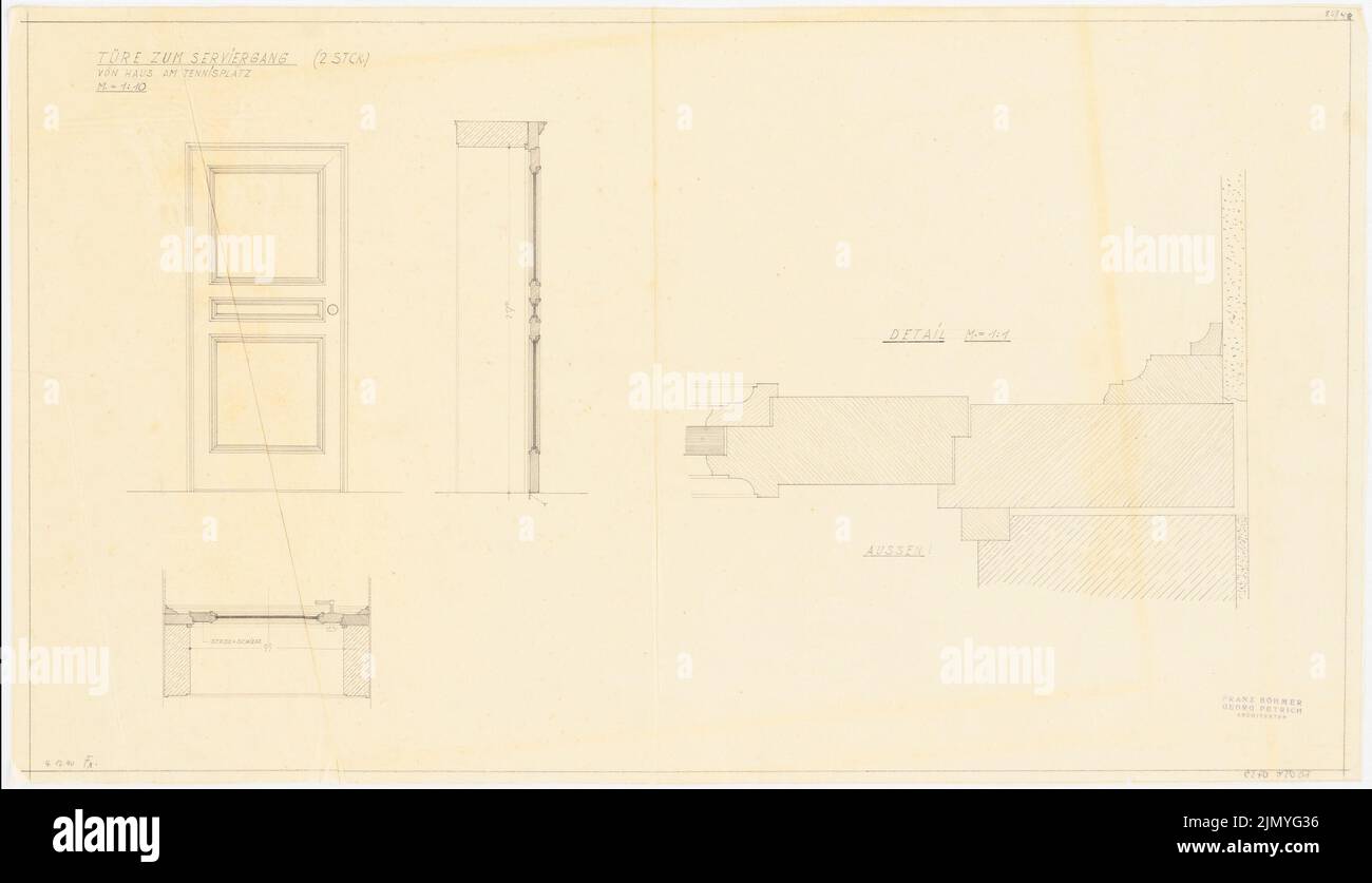 Böhmer Franz (1907-1943), official apartment of the Reich Foreign ...