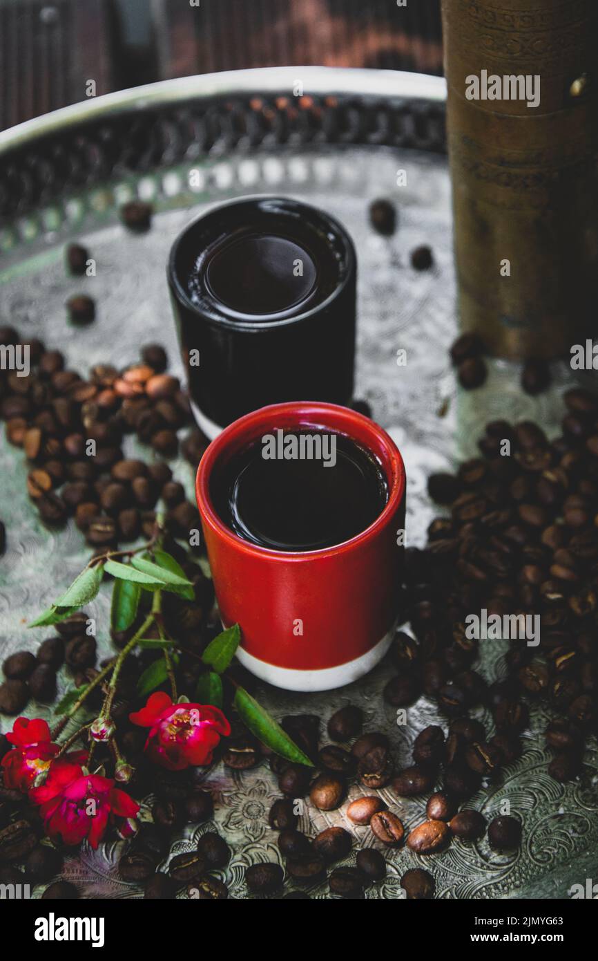 Coffee, rest, wood, smoke, taste, espresso, Italy, summer, coffee mill ...