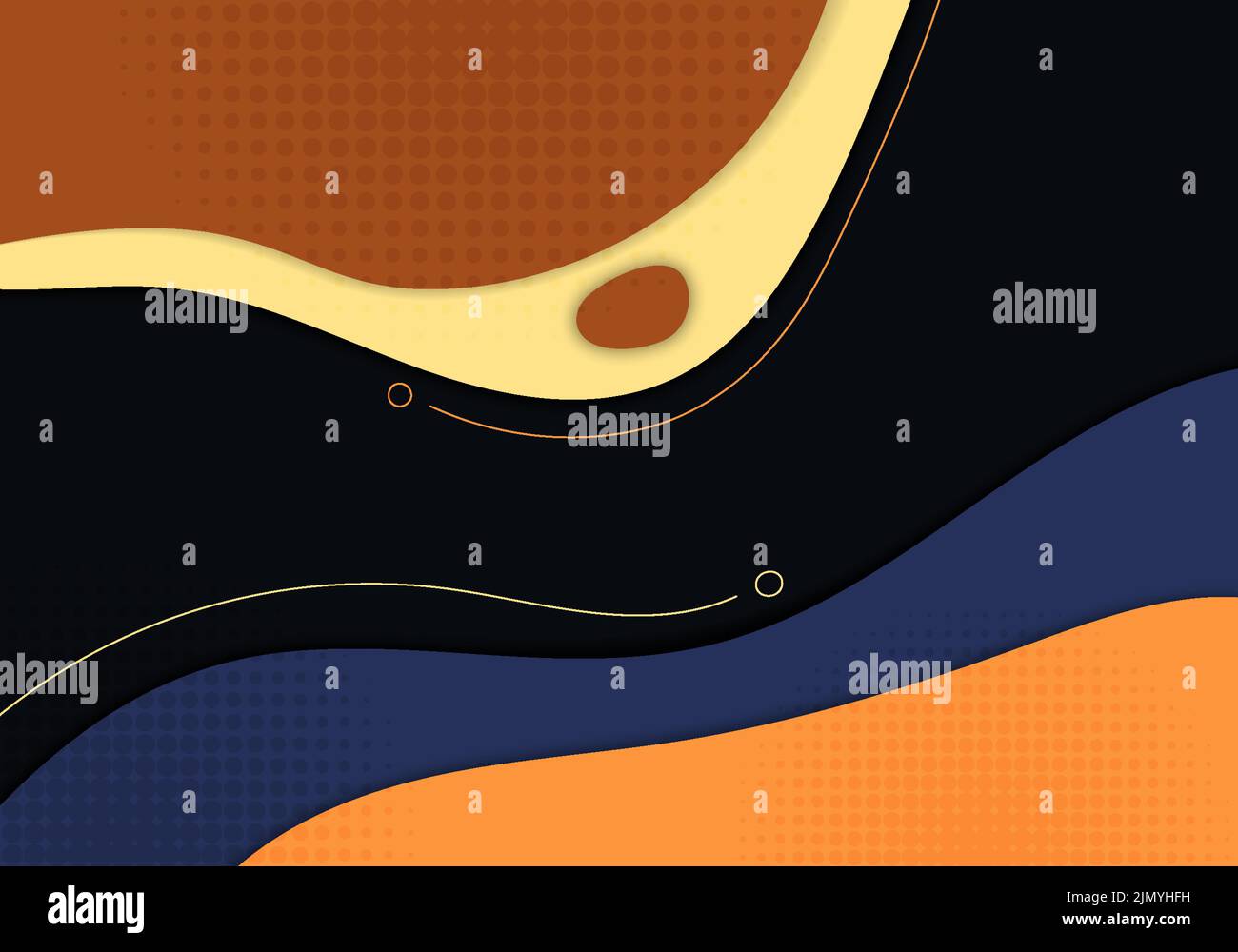 Abstract concept colors design decorative artwork. Overlapping style ...