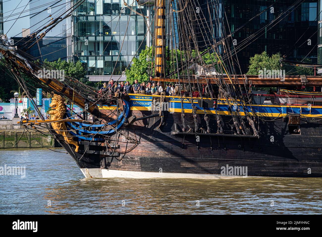 London, UK. 8 August 2022 The Götheborg of Sweden, the worlds largest ...