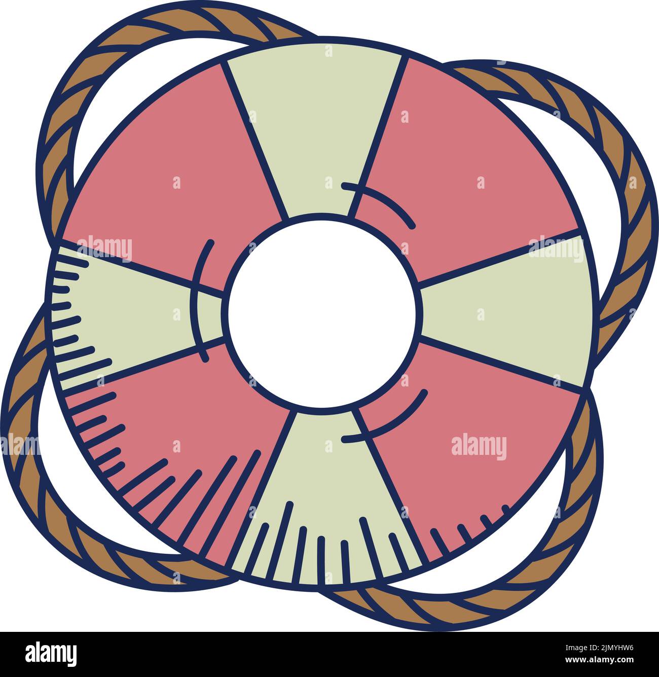 lifeguard float nautical retro icon Stock Vector Image & Art - Alamy