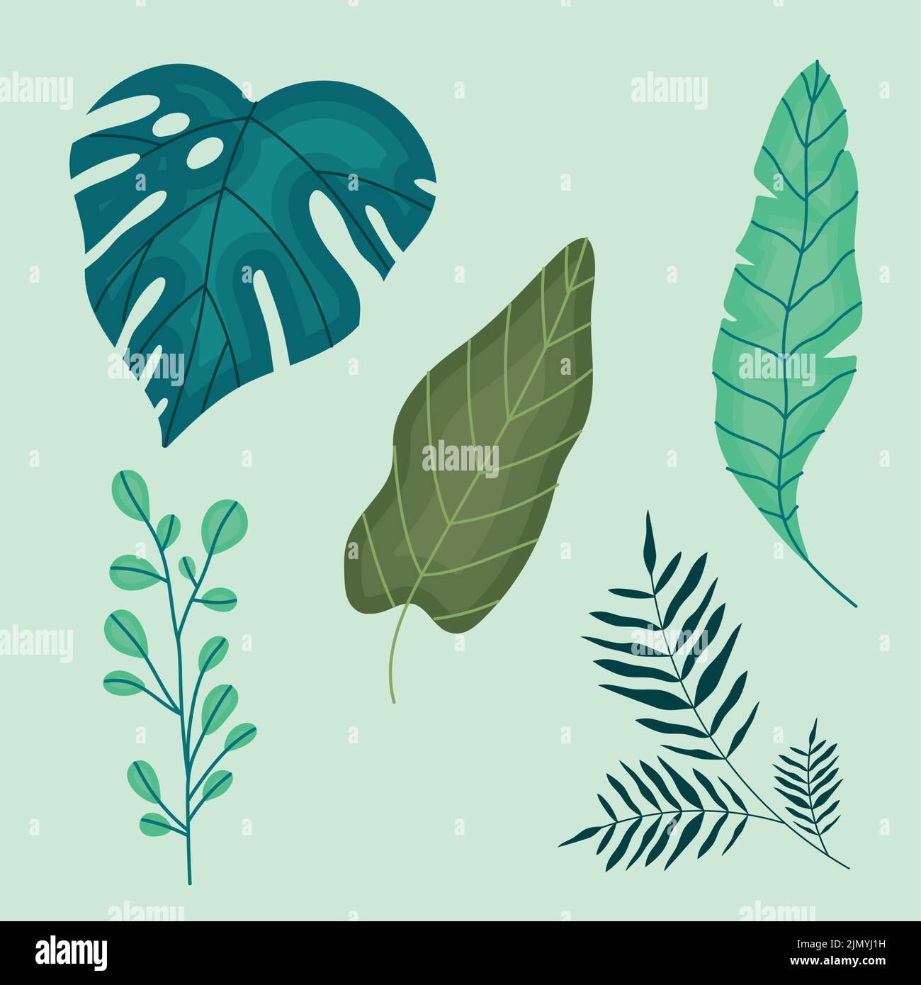 Five branches Stock Vector Images - Alamy