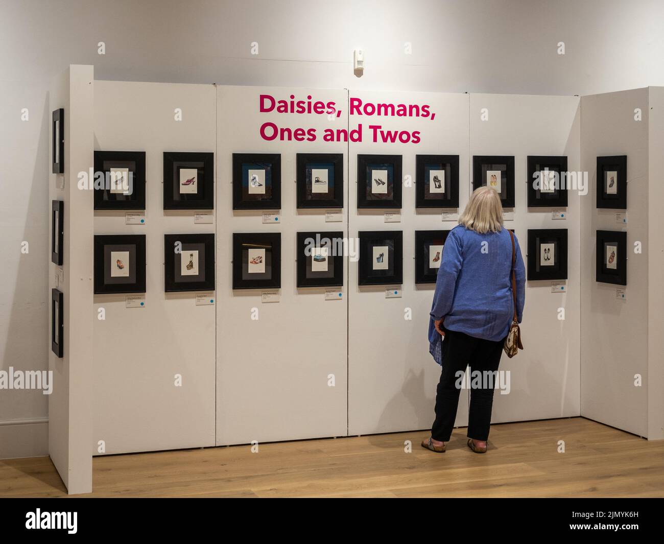 Jim Moir aka Vic Reeves shoe inspired art exhibition at Northampton ...