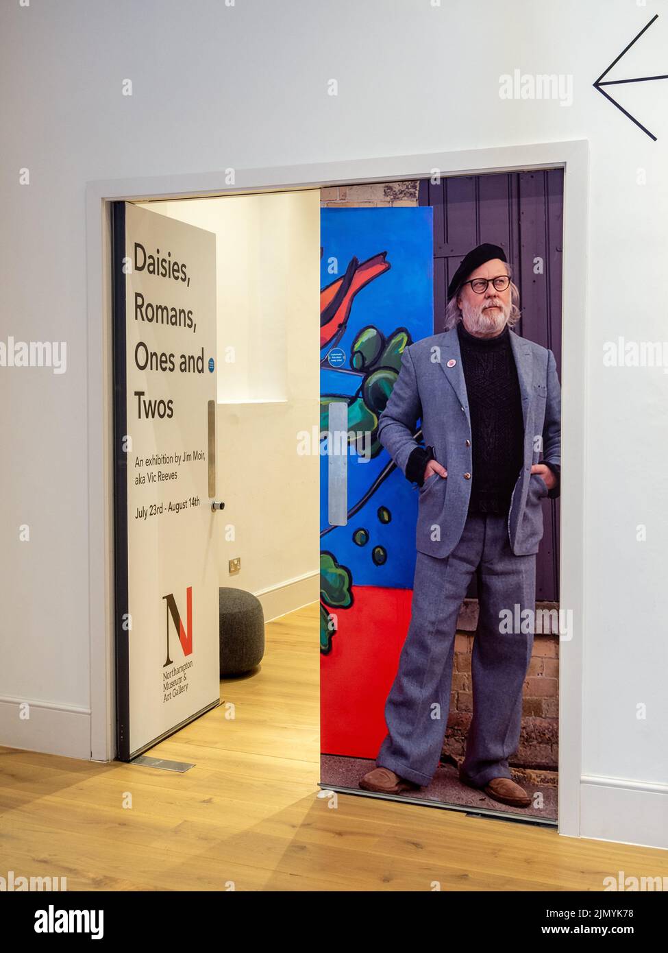 Jim Moir aka Vic Reeves shoe inspired art exhibition at Northampton ...