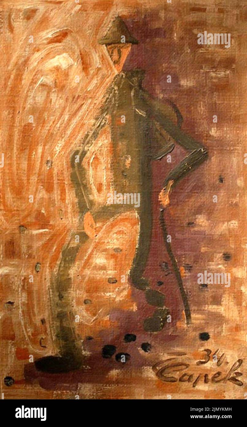 Josef Capek - Poutnik - Pilgrim - 1934 Stock Photo - Alamy