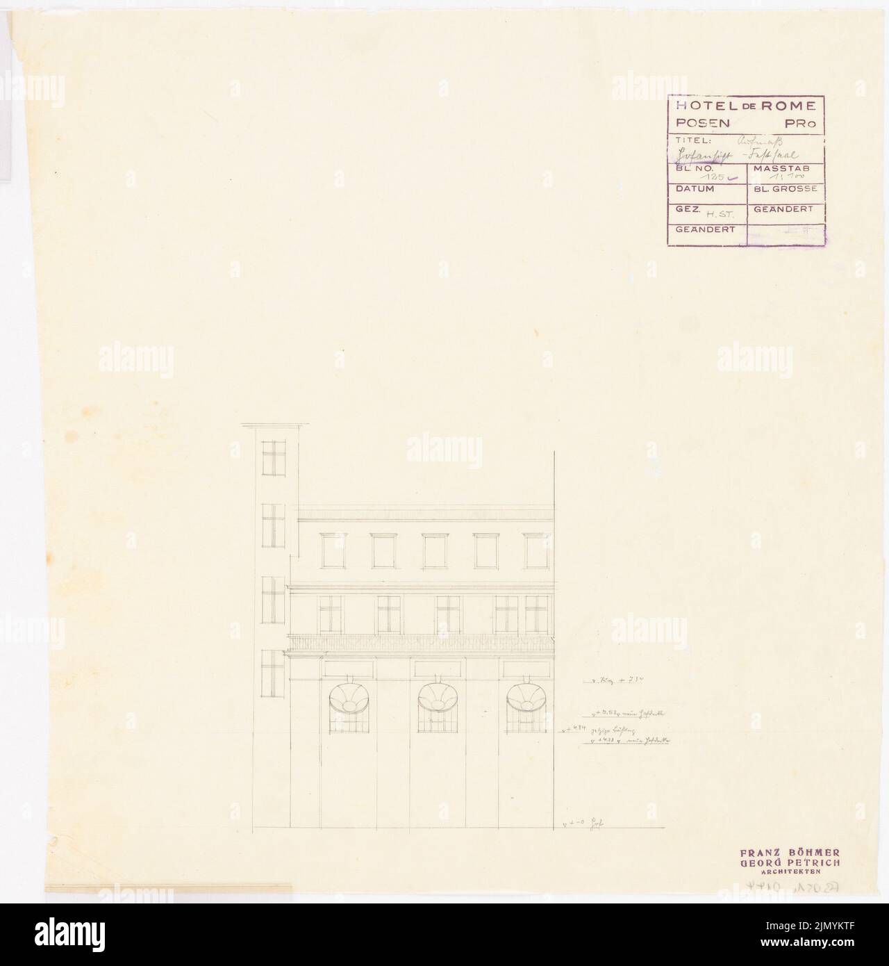 100 plan layout elevation hand rendering hi-res stock photography and ...
